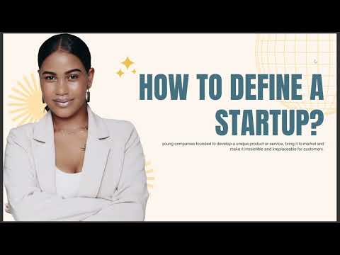 HOW TO DEFINE A STARTUP