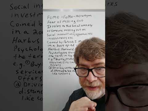 Do You Wnow What the abbreviation FOMO Stands for? English Abbreviation - Tutor Nick P