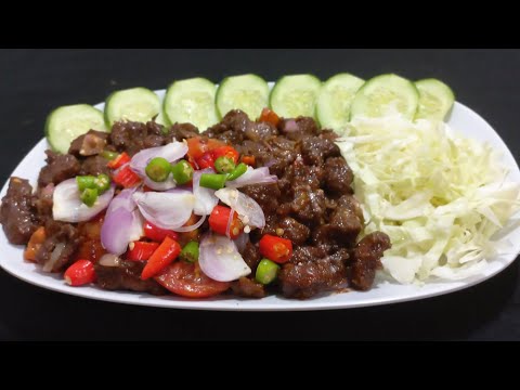 RESEP SATE GORENG DAGING SAPI,SEKALI MASAK LANGSUNG LUDES