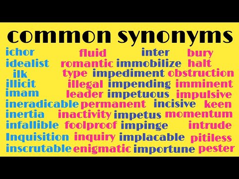Synonyms for daily life| antonyms and synonyms words| synonyms words list in English|learn English