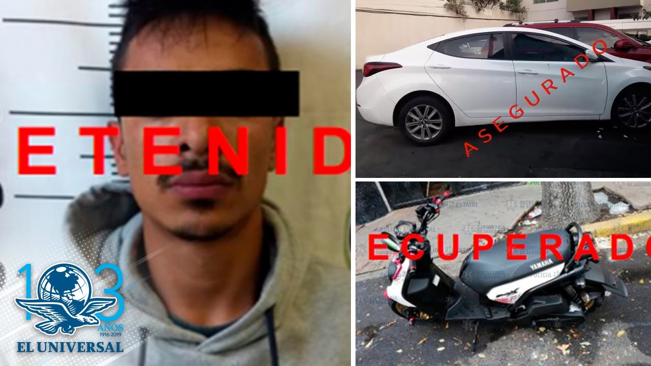 Detienen a presunto líder de banda dedicada al robo de vehículos en Naucalpan