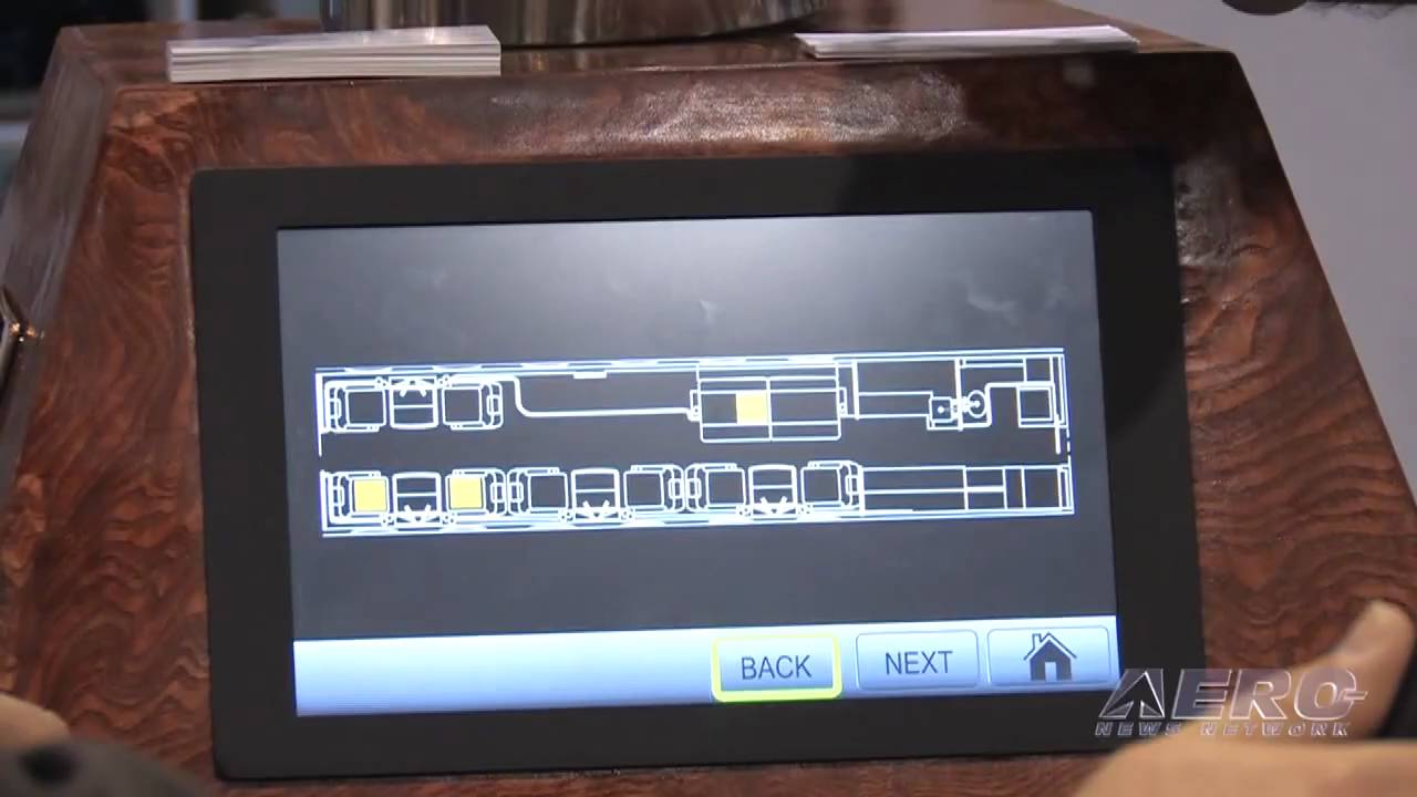 Aero-TV:  Cabin Management - Flight Display Showcases Interface Options