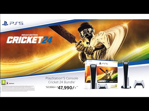 PS5 Cricket24 India Edition Bundle | Available Now for โน47,990