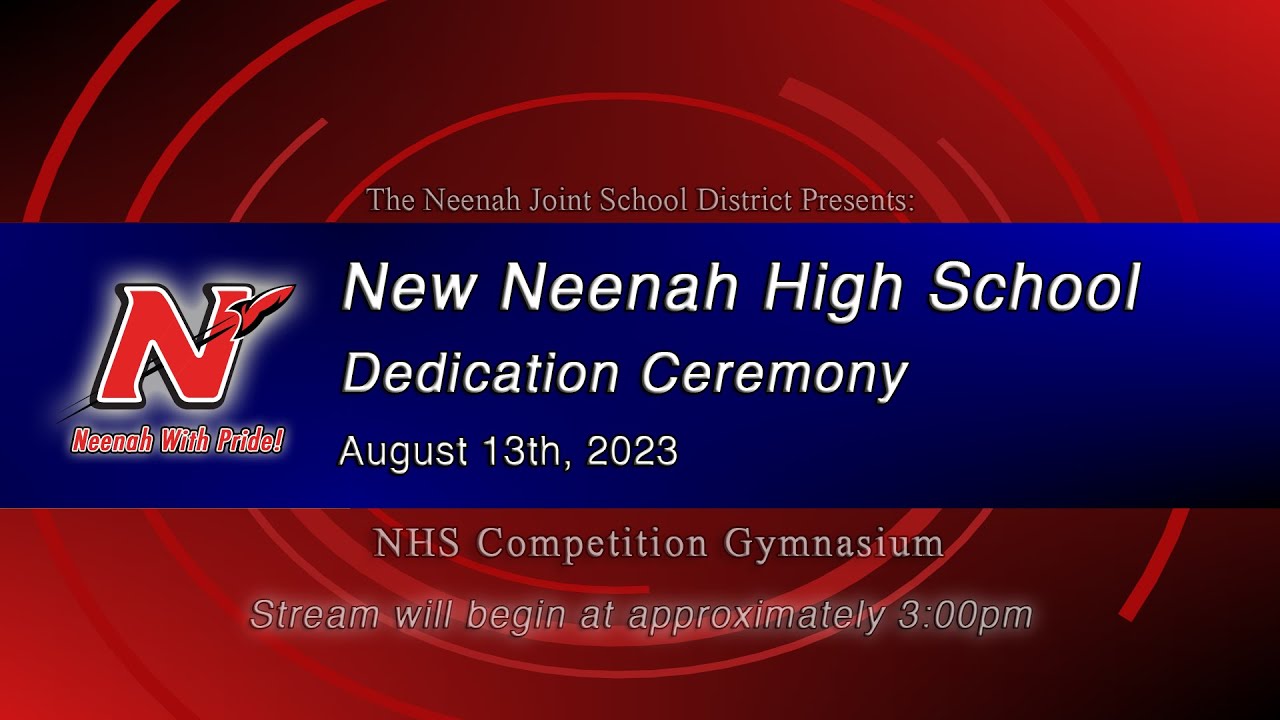 New Neenah High School Dedication Ceremony 2023