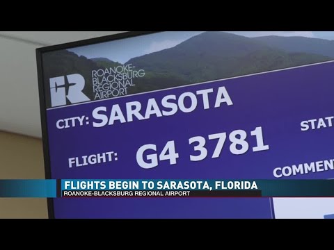 Roanoke-Blacksburg Regional Airport Flights to Sarasota, FL