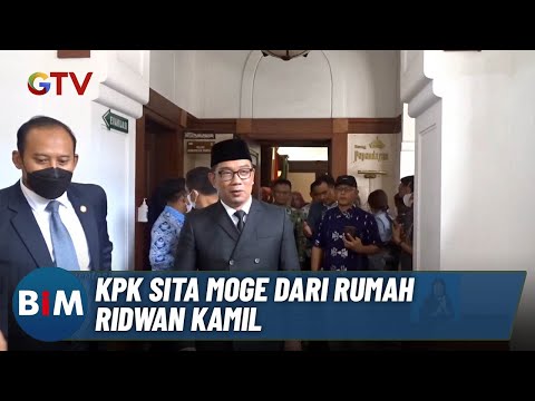 KPK Sita Moge saat Geledah Rumah Ridwan Kamil Terkait Dugaan Korupsi Bank BJB | BIM | 14/04