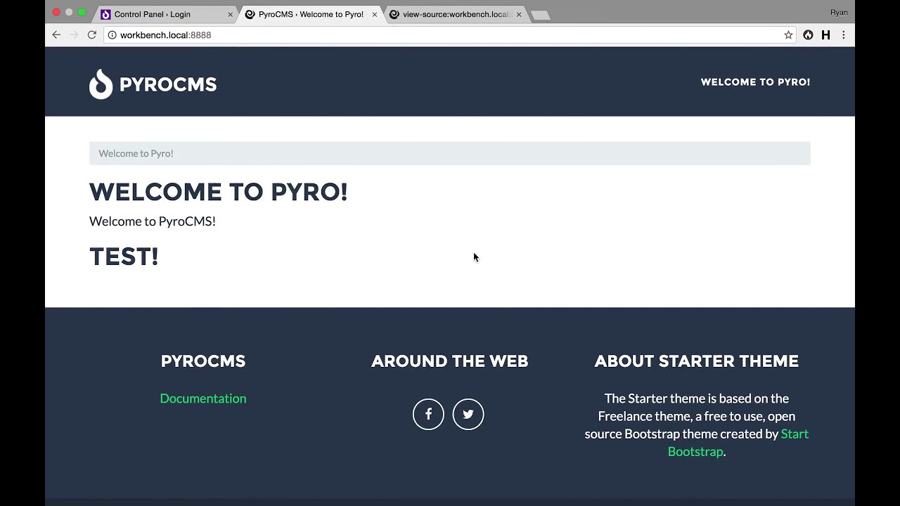 Theme Examples and Putting It All Together in PyroCMS v3