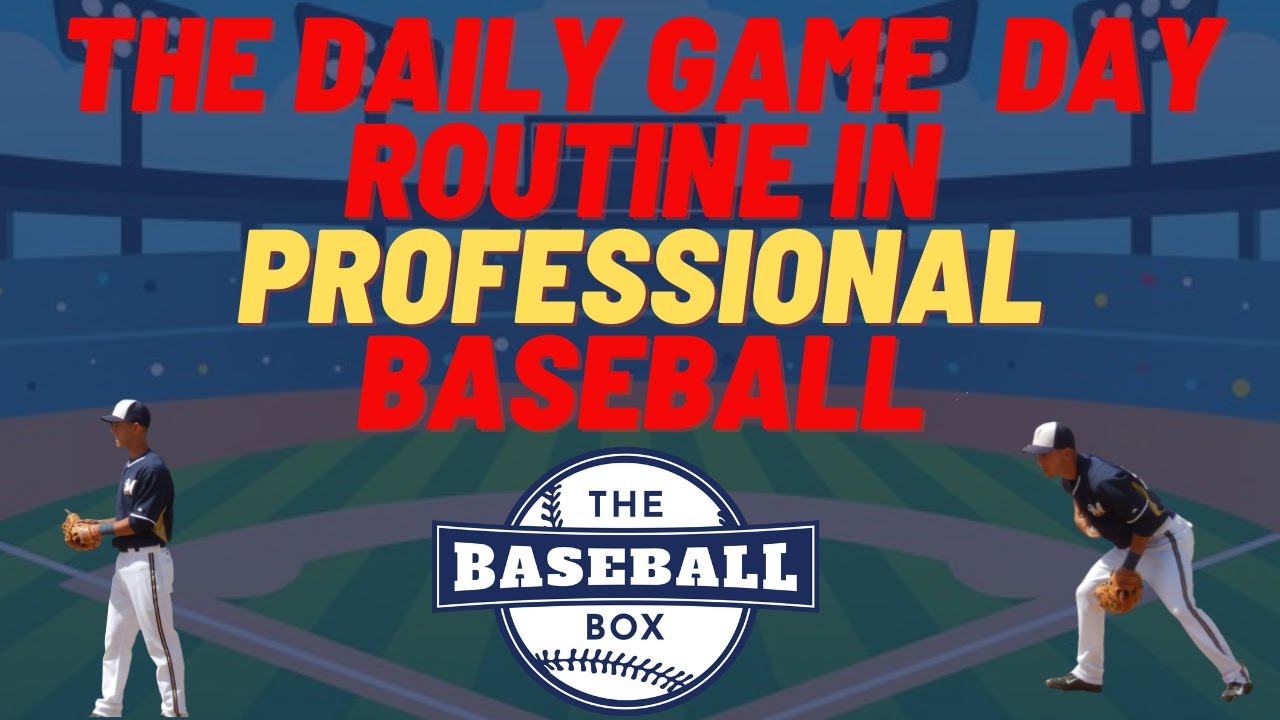 The Daily Game Day Routine Of A Professional Baseball Player!