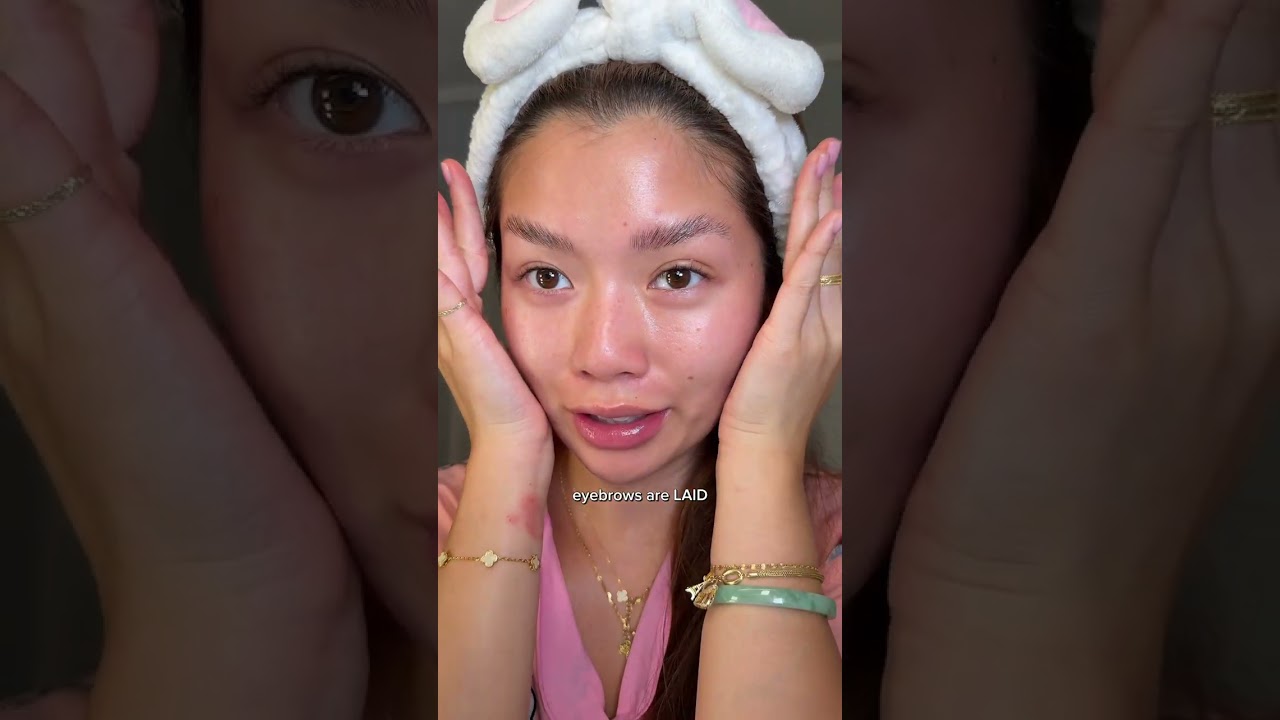 DAY 1 OF GLOWING UP UNTIL I FEEL LIKE IM HOT 🥵🤫💖 DIY eyebrow lamination at-home! I do this