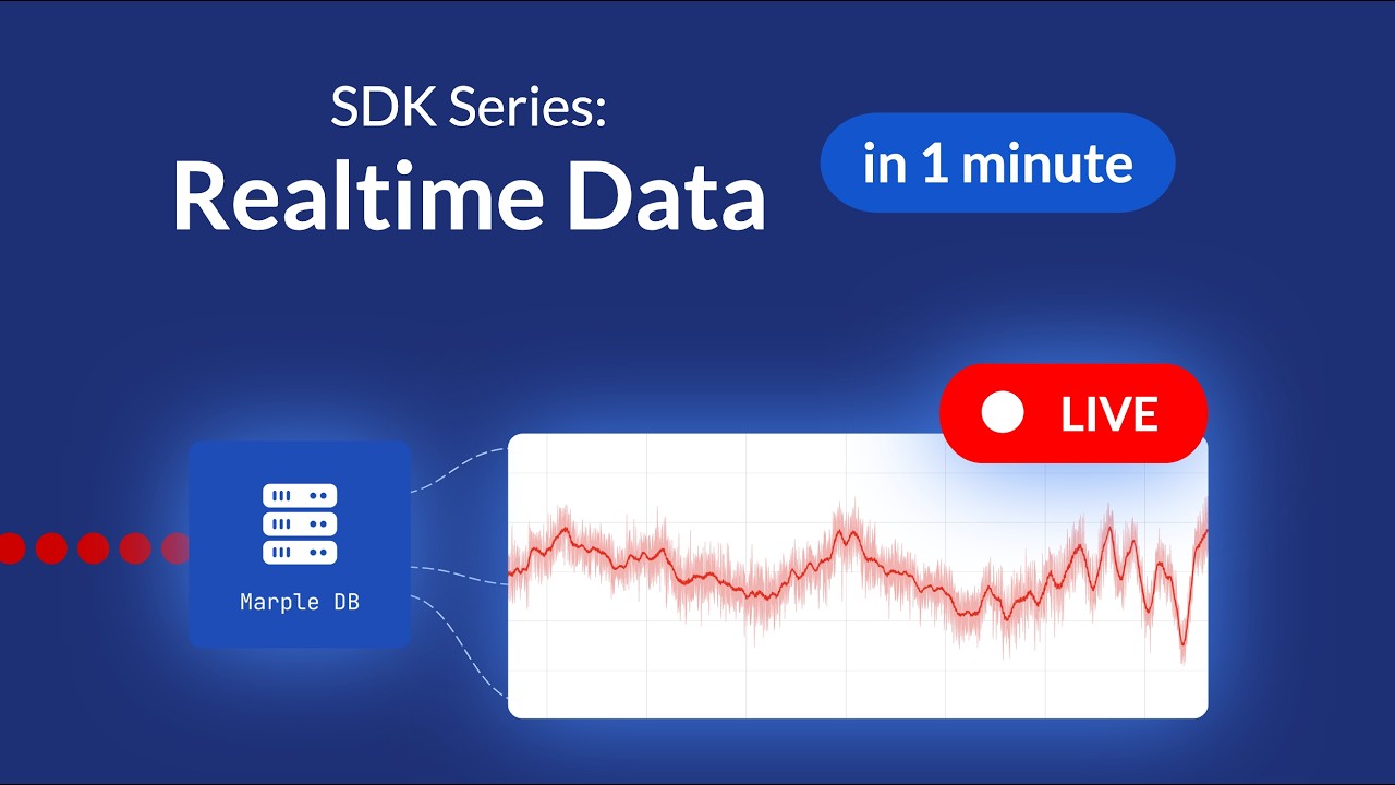 1 Minute Marple: SDK Series - Realtime Data