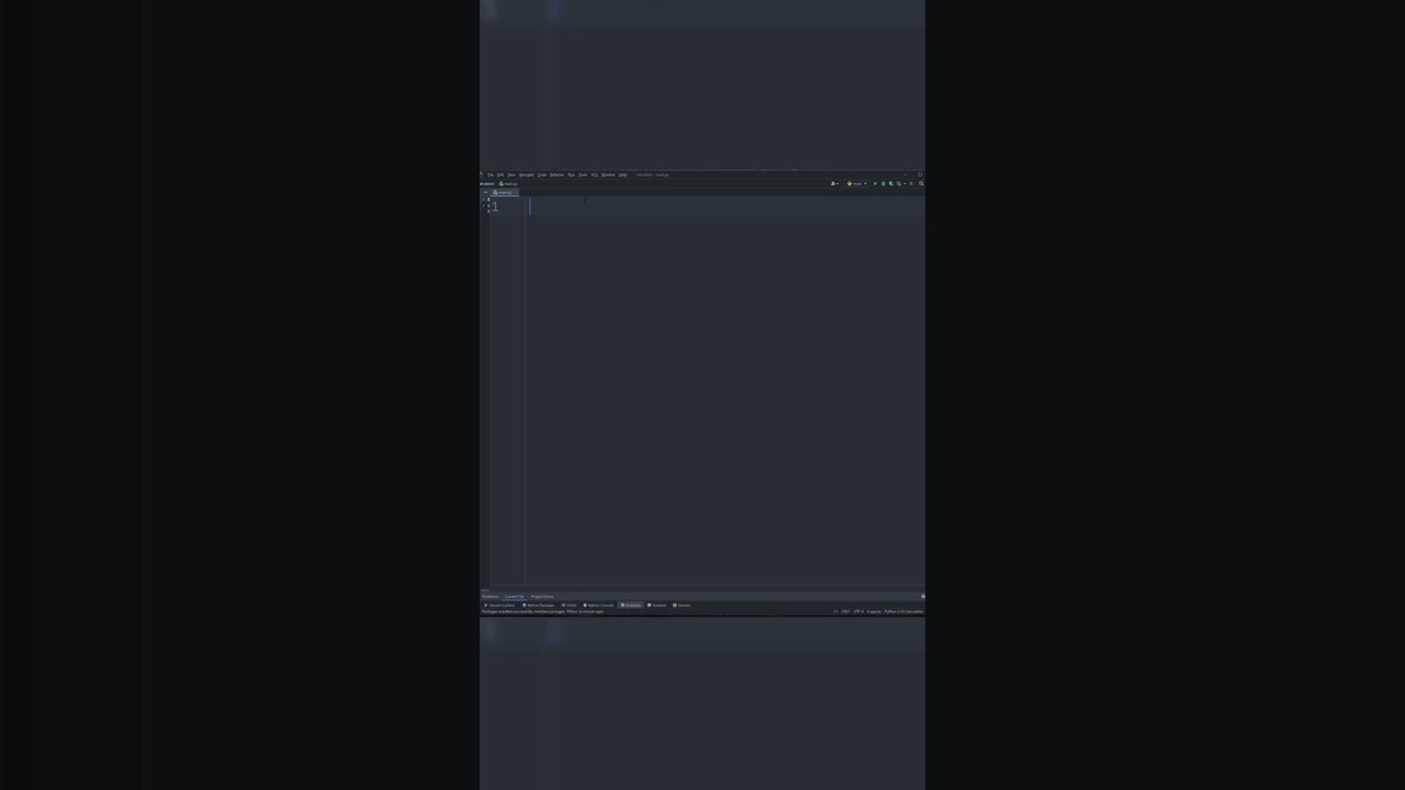 Making a GUI in Python! #shorts