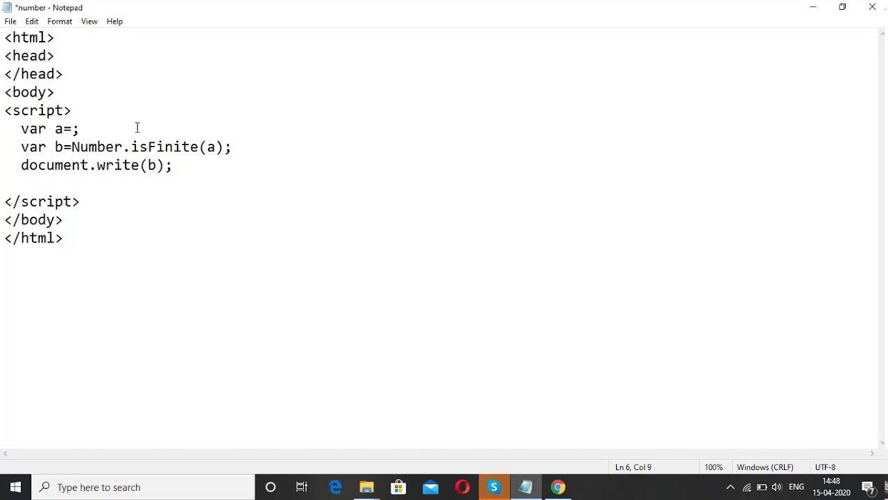 isFinite and isInteger method of Number object