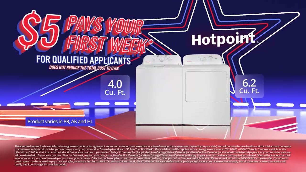 Memorial Day GM15 Appliances