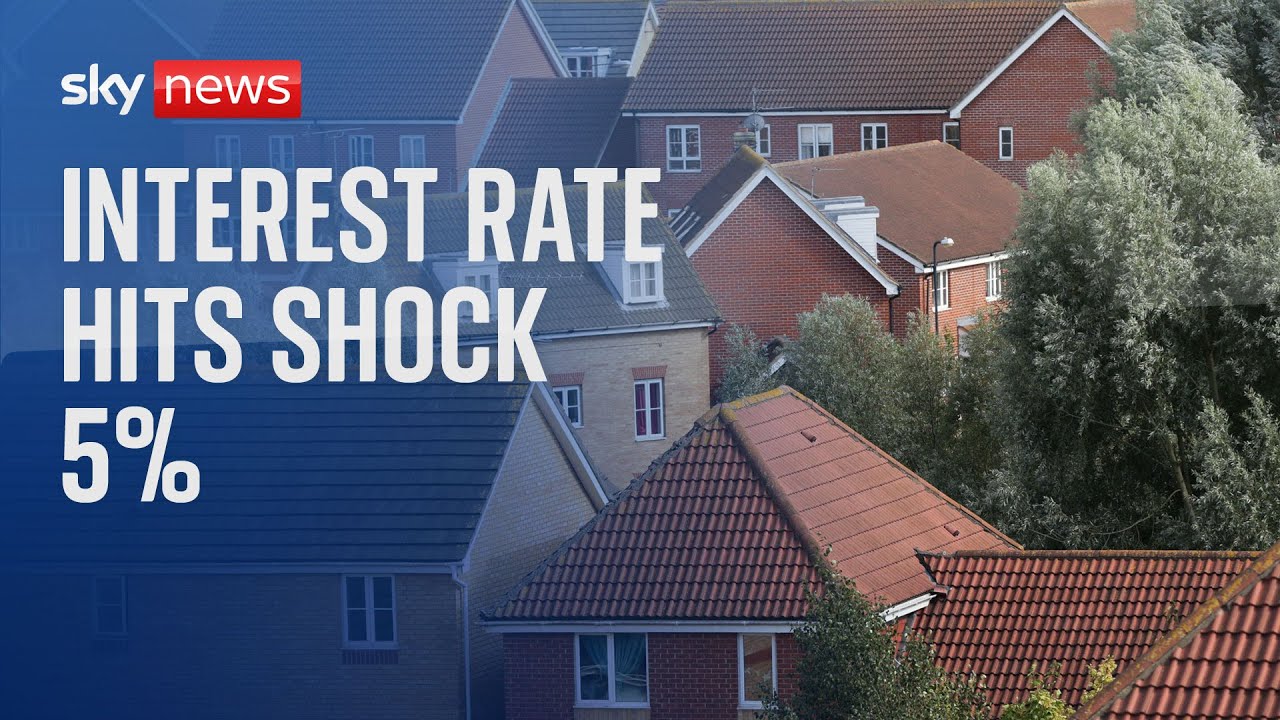 Interest rate hits 'shock' 5% after 0.5 percentage point increase