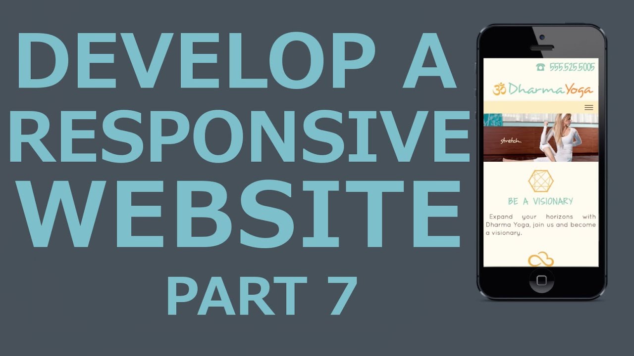 Develop A Responsive Website with HTML5, CSS3, jQuery - Part 7 CSS Media Queries
