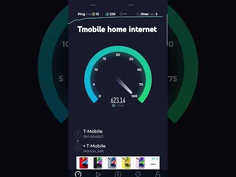 T-Mobile home Internet speed test. #tmobile #tmobilehomeinternet #ookla #speed test
