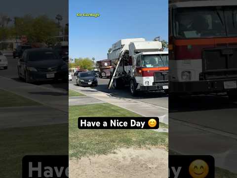 Garbage Truck on Trash Collection! 🚛 #gogarbage #garbagetruck