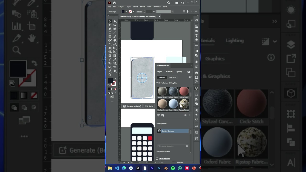 creating a 3d calculator in Ilustrator #art #photoshop #illustrator #graphicdesign #tutorial #logo