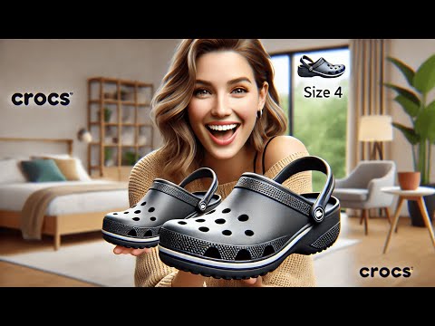 👟 Crocs Kids' Classic Clog | Best Black Crocs Size 4 👡
