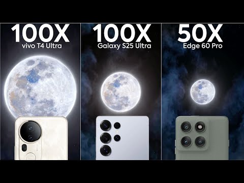 Vivo T4 Ultra vs Samsung S25 Ultra vs Motorola Edge 60 Pro Live Zoom Test Comparison