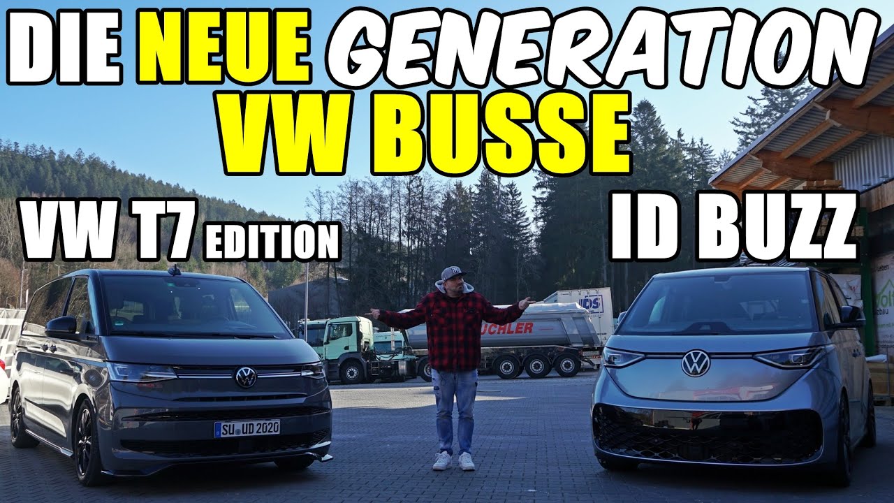 Die neue Generation VW BUSSE / ID BUZZ & VW T7 Edition mit gepfeffert V3