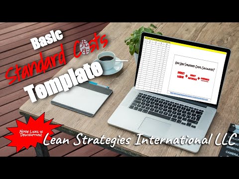 Basic Standard Cost Template