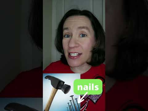 2 meanings for bark, nails, pool
