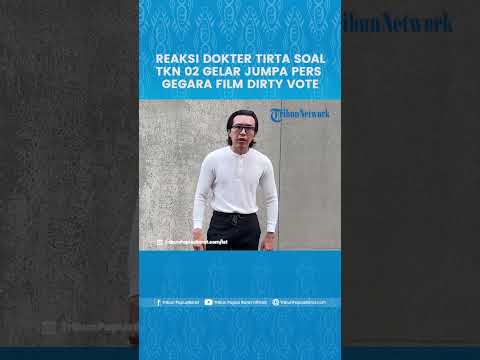 Reaksi Dokter Tirta soal TKN Prabowo-Gibran yang Gelar Jumpa Pers Gegara Film Dirty Vote: Buru-buru