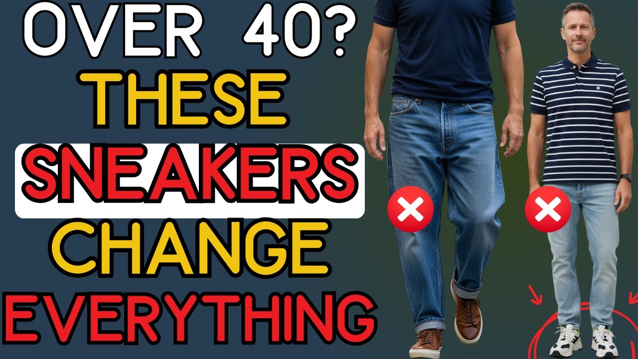 The ONLY Smart Casual Sneakers You Need After 40 (Stop Buying the Wrong Ones!) | 40+ Men's Fashion