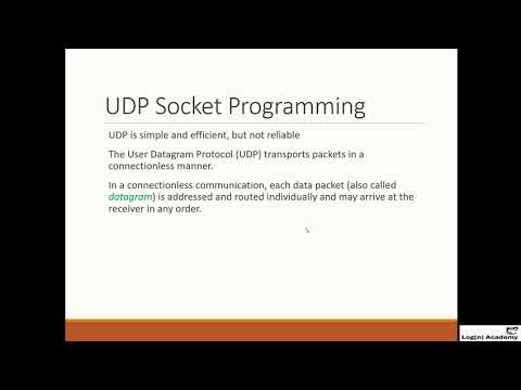 Network Programming with Java Sockets - UDP Server