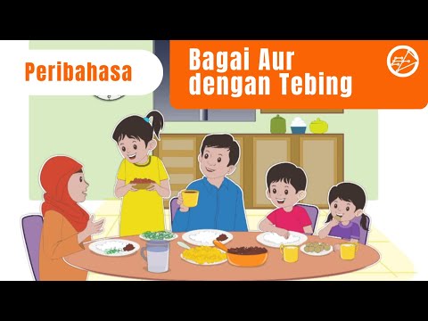 Peribahasa - Bagai Aur dengan Tebing