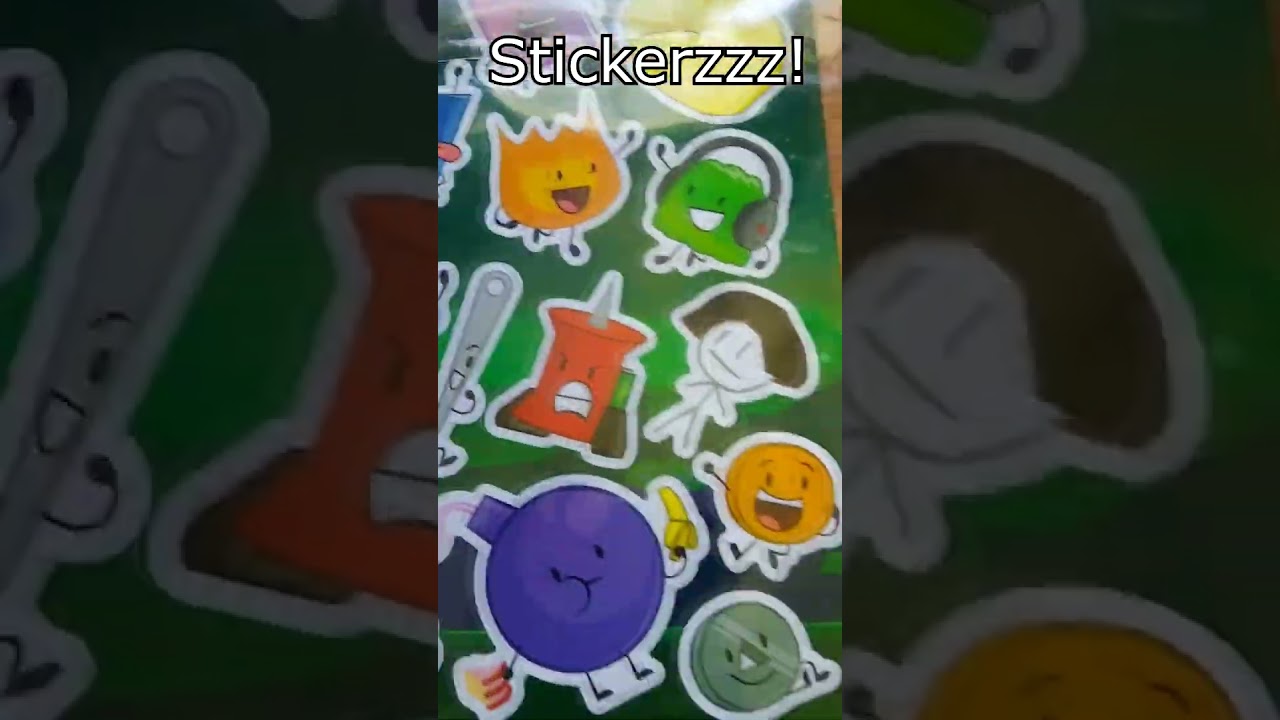 Things I Bought at the BFDIxII Tour! #bfdi #inanimateinsanity #tour #objectshow #haul #bfdia #shorts