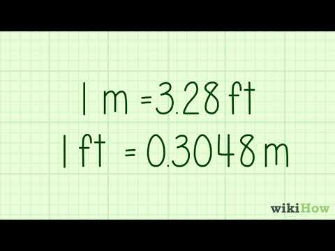 How to Concert Feet (ft) to Meters (m)
