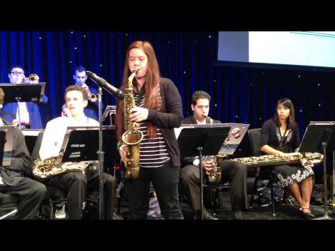 UCLA Latin Jazz Band performing at a Fundraiser in Universal Studio.