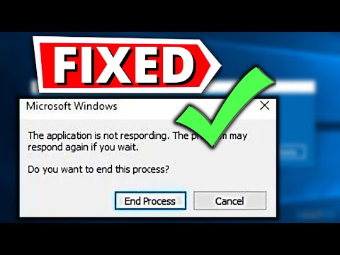 Windows 10 Program Not Responding Fix