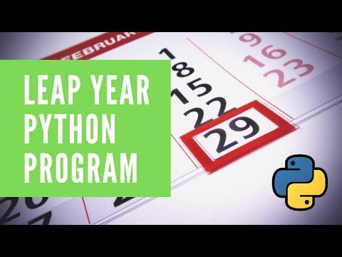 Python Program to Check Leap Year