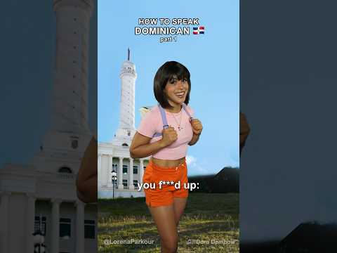 DOMINICAN phrases with DORA! 🇩🇴 #doradembow #dora #dominicandora #rd
