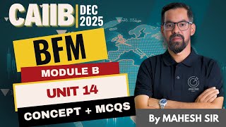 CAIIB BFM 2025 : Market Risk | BFM Unit 14 Concepts, MCQs & Application Based Questions | BFM 2025