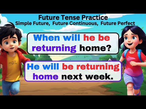 500 Q & A Future Tense Practice| Future Simple, Future Continuous, Future Perfect | 12 Tenses