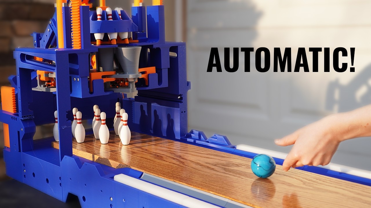 I Built a Mini Bowling Lane