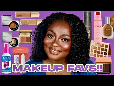 Shop My Stash Soft Glam Makeup Tutorial Dark Skin Full Face Makeup Favorites