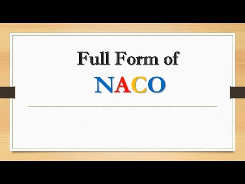 Full Form of NACO || Did You Know?