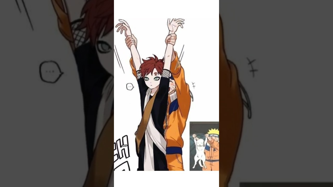 gaara look soo cute^⁠^ #naruto #anime #fun #edit #trendingshorts