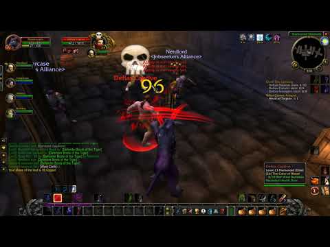 World Of Warcraft Classic The stockade Full run (Druid gameplay)