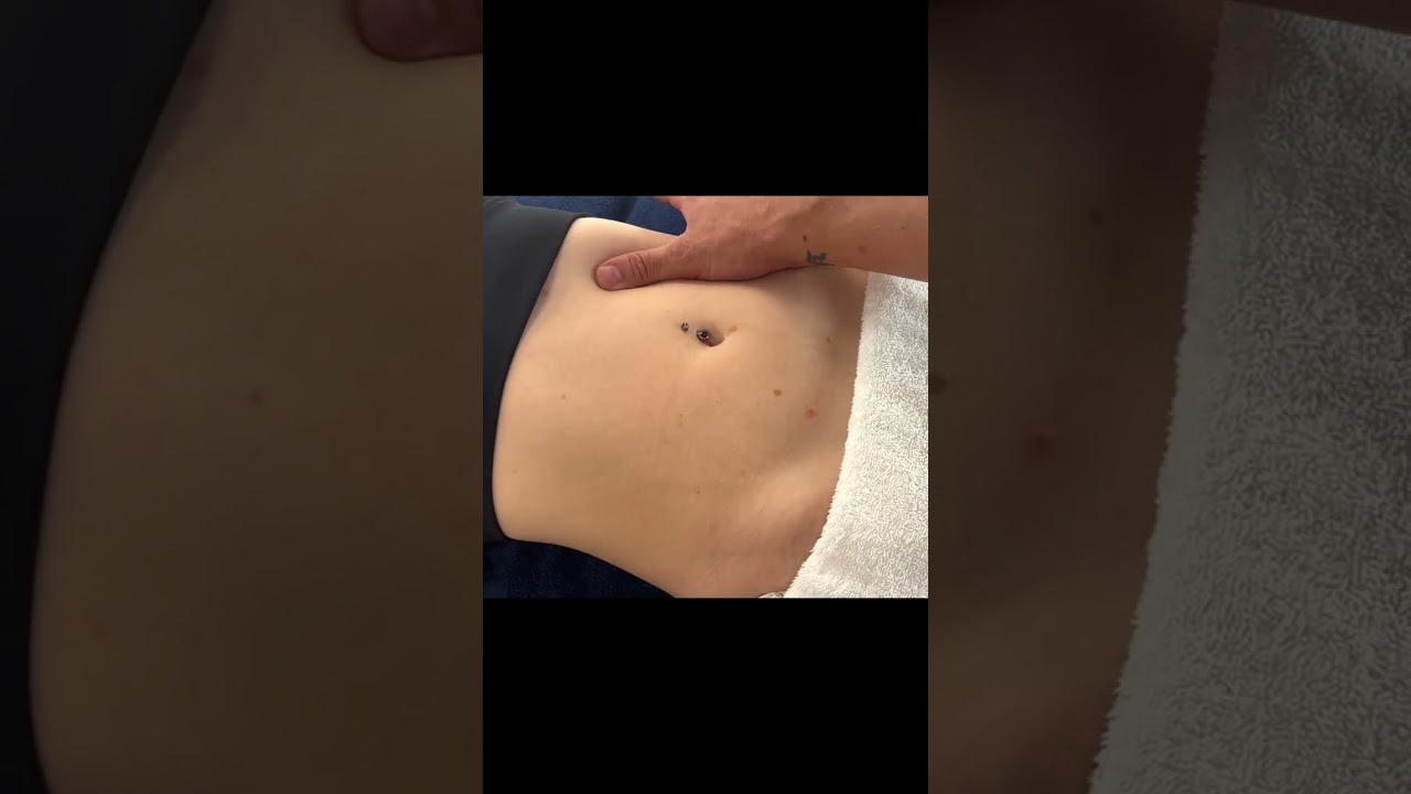 How to Release Trigger Points from the Diaphragm #physicaltherapy #triggerpointtherapy #osteopathy