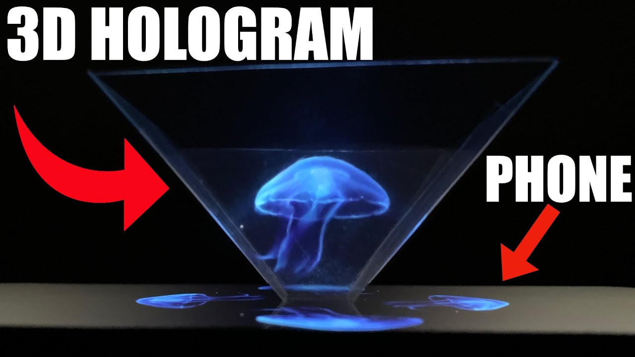 How To Make A 3D HOLOGRAM With Your Phone!