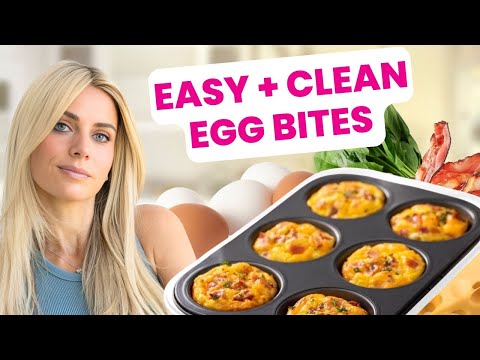 Easy DIY Starbucks Egg Bites | Clean Ingredients + High-Protein Breakfast Recipe