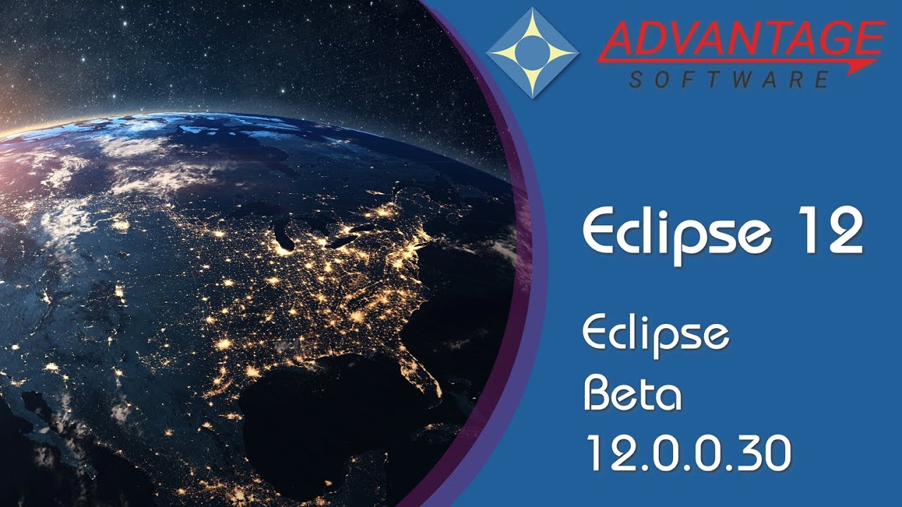 Eclipse 12 - Eclipse 12.0.0.30 Beta Update Released!