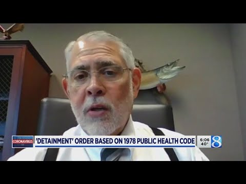 County: Detainment order based on 1978 public health code