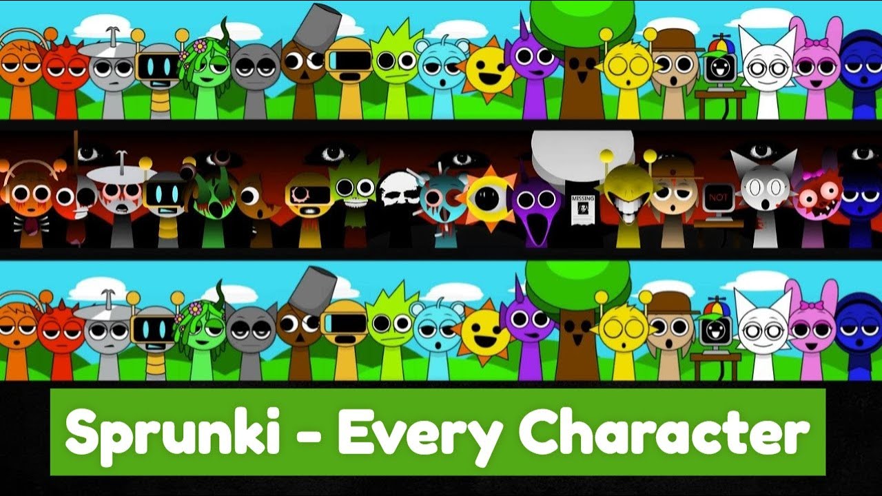 Incredibox Sprunki - Every character (2025)